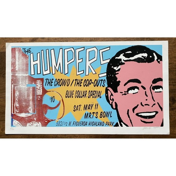 Art | 202 John Miner Print Signed Numbered The Humpers Crowd Copouts Bcs 13 | Poshmark